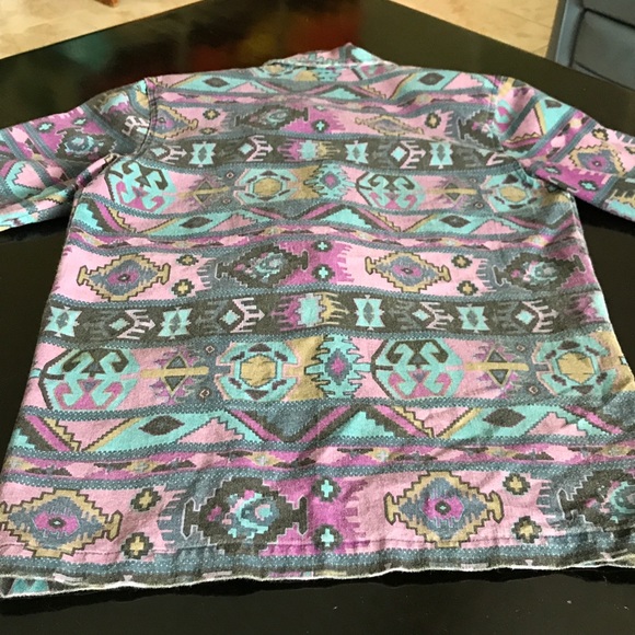 Chico's | Jackets & Coats | Vintage Chicos Design Denim Tribal Pattern Jacket | Poshmark